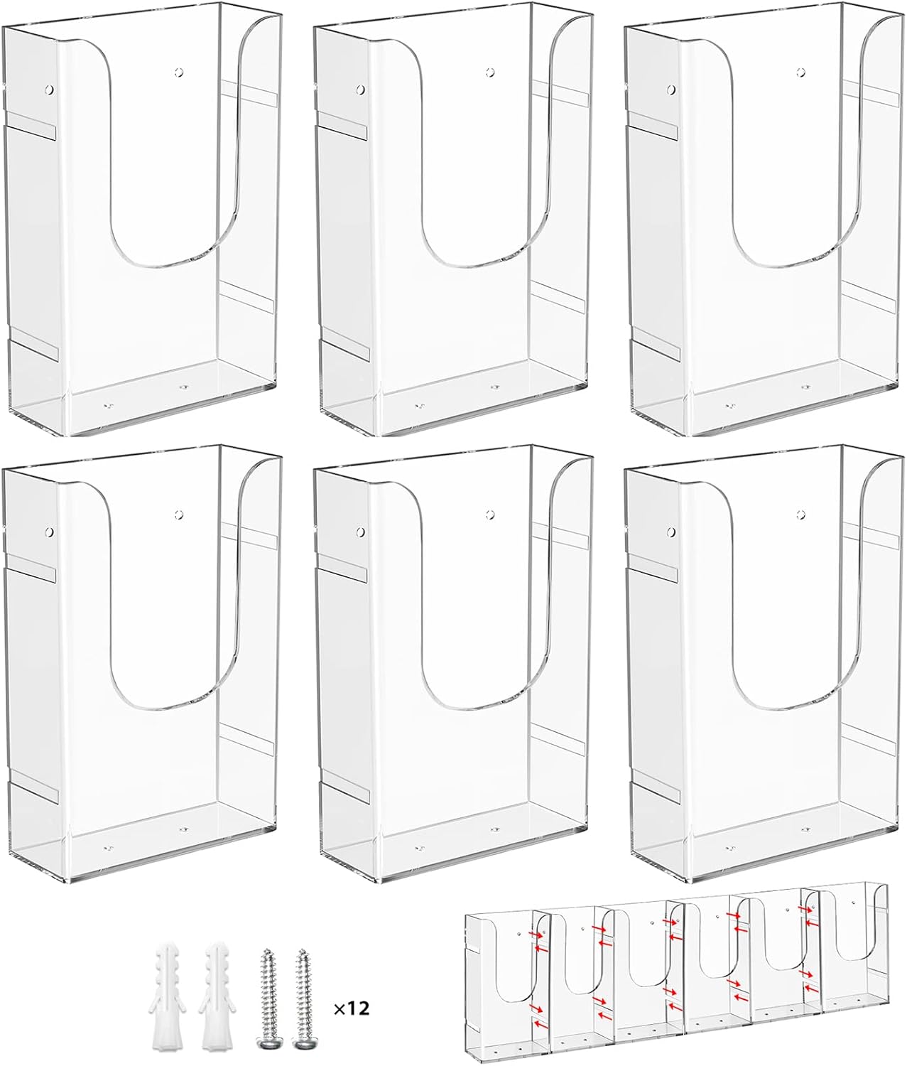 Amazon MaxGear Brochure Holder 4x6 Inch Slide in Interlocking amazon-maxgear-brochure-holder-4x6-inch-slide-in-interlocking