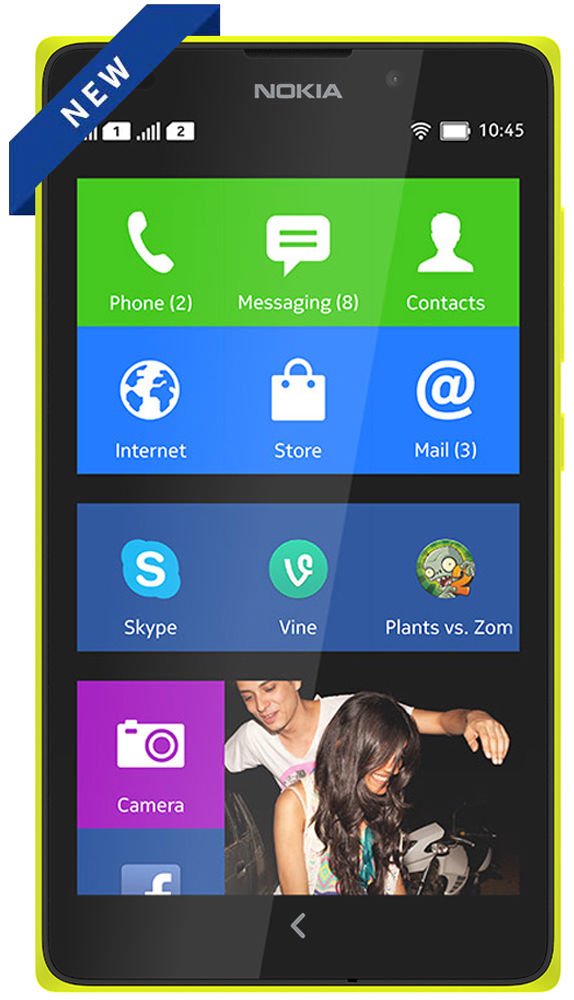 Nokia Xl Yellow