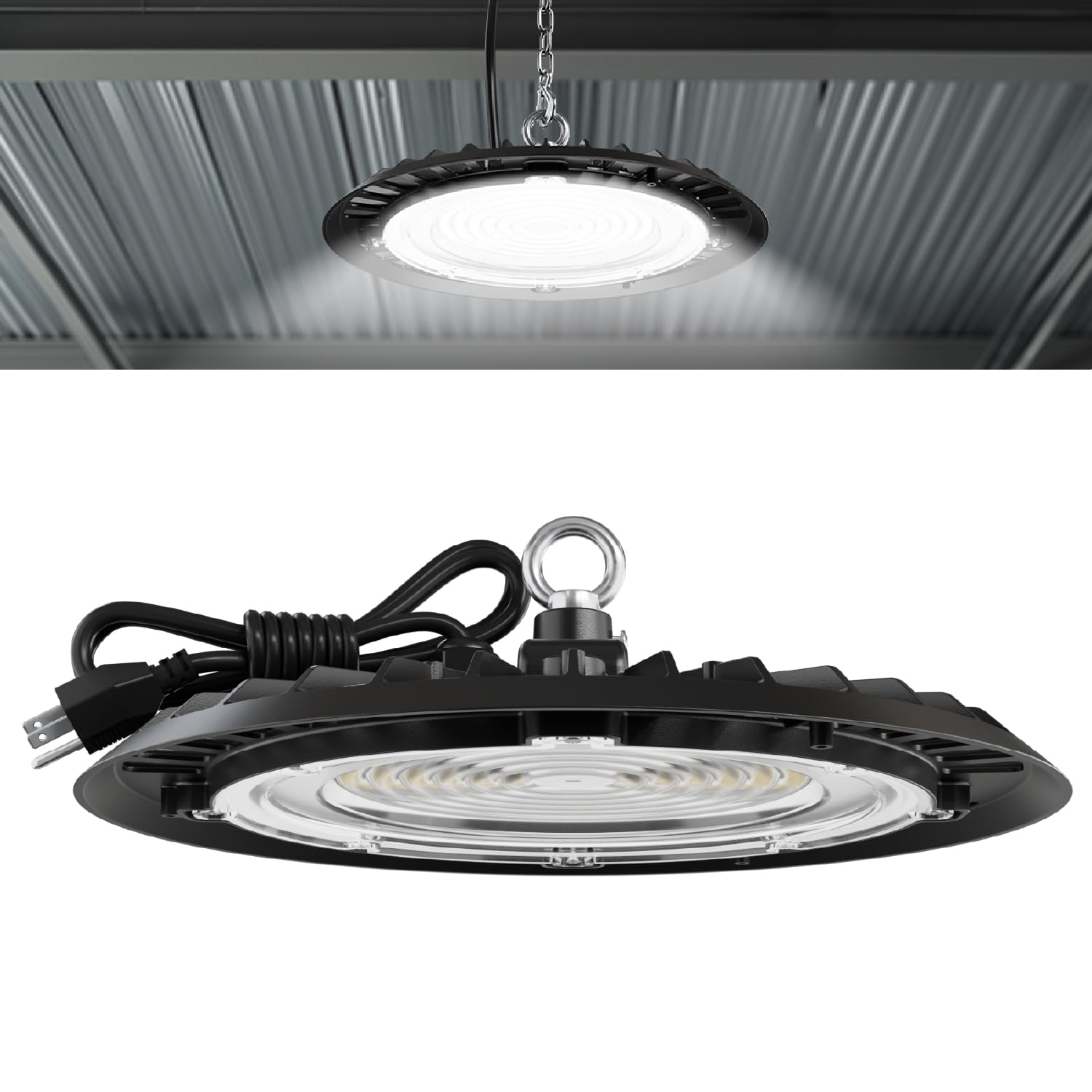 Sunco UFO LED High Bay Light, Lighting for Warehouse, 6000K Daylight ...
