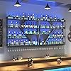 Amazon.com: Modern Wall Mounted Wine Rack,Bar Unit Floating Shelves ...