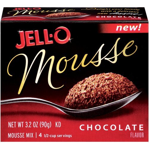 Amazon.com : Jell-O Instant Pudding CHOCOLATE MOUSSE, 3.2-Ounce Boxes ...