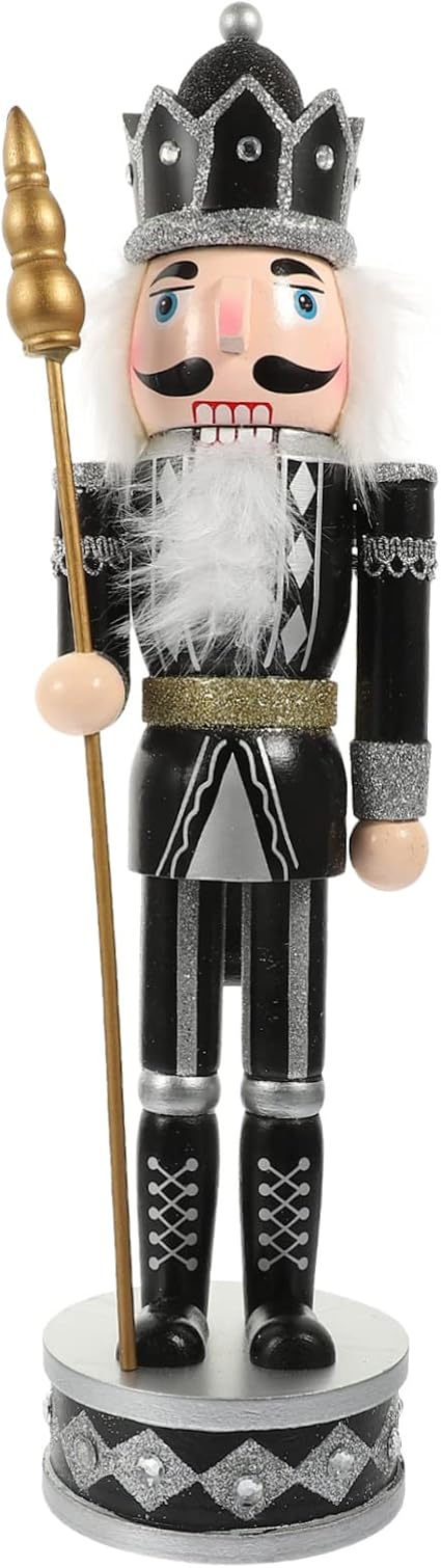 OKUMEYR Christmas Nutcracker Soldier Ornament Wooden Xmas Decoration ...