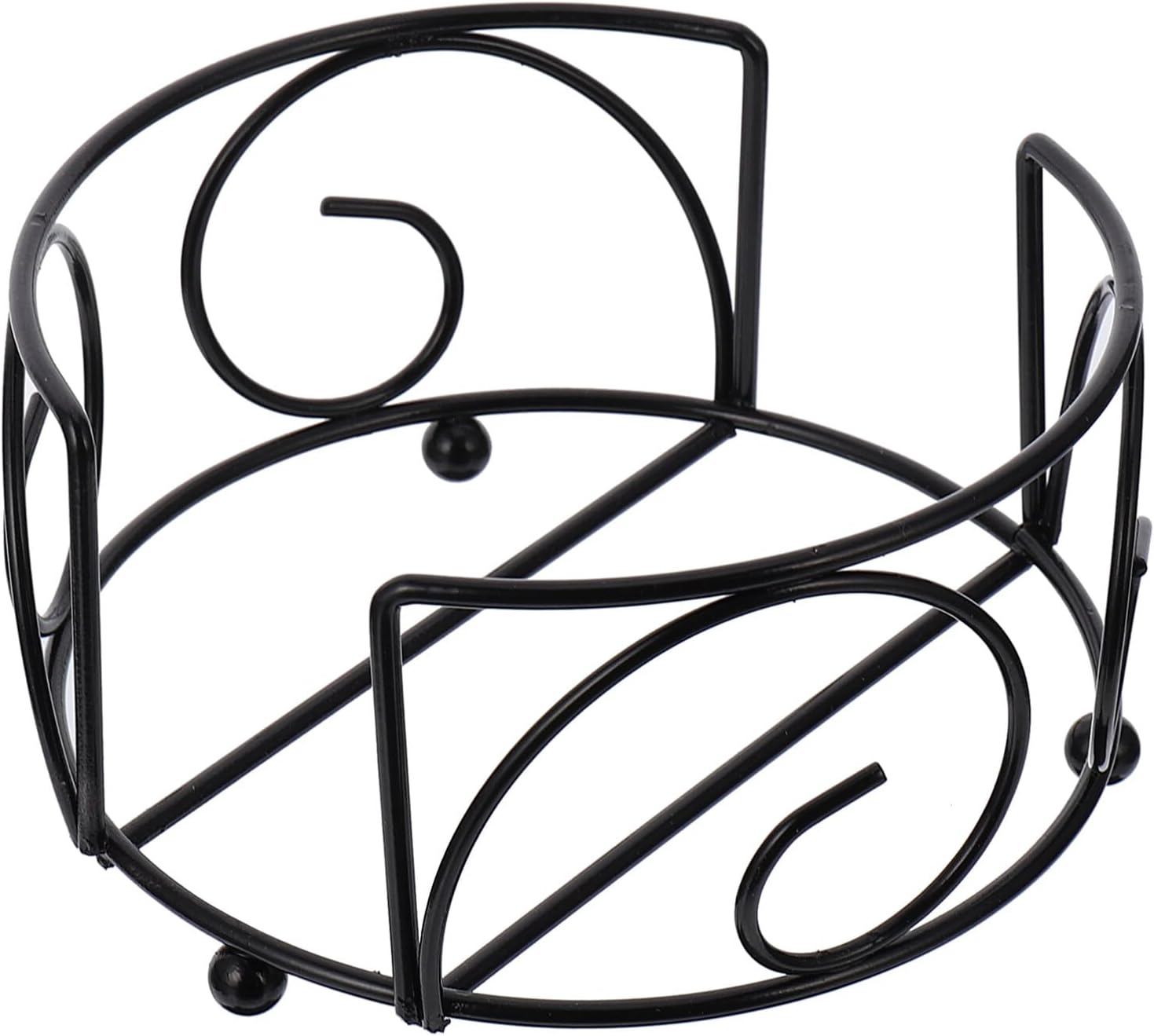 Coaster Holder 4.3 Inch Black Iron Metal Holder Storage Caddy for Both ...