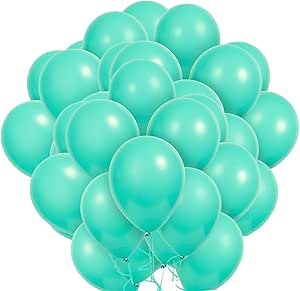 Amazon.com: 25PCS Turquoise Balloons for Turquoise Birthday Decorations ...