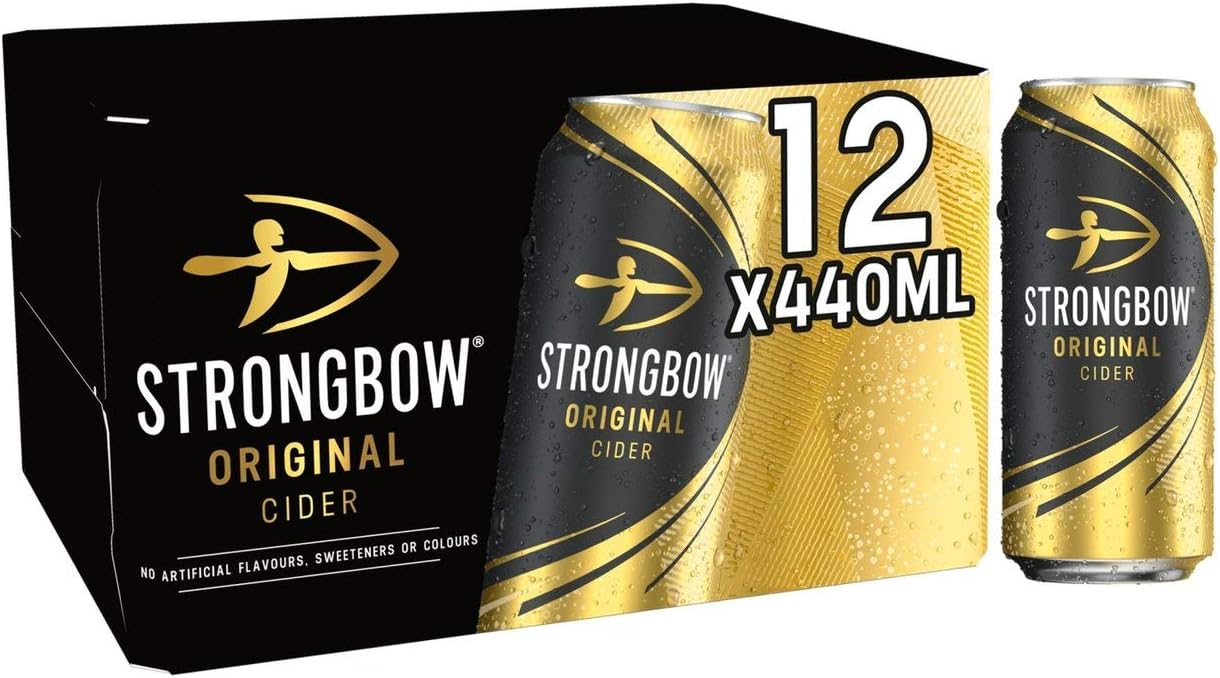 Strongbow Original Cider Cans, 12 x 440 ml : Amazon.co.uk: Grocery