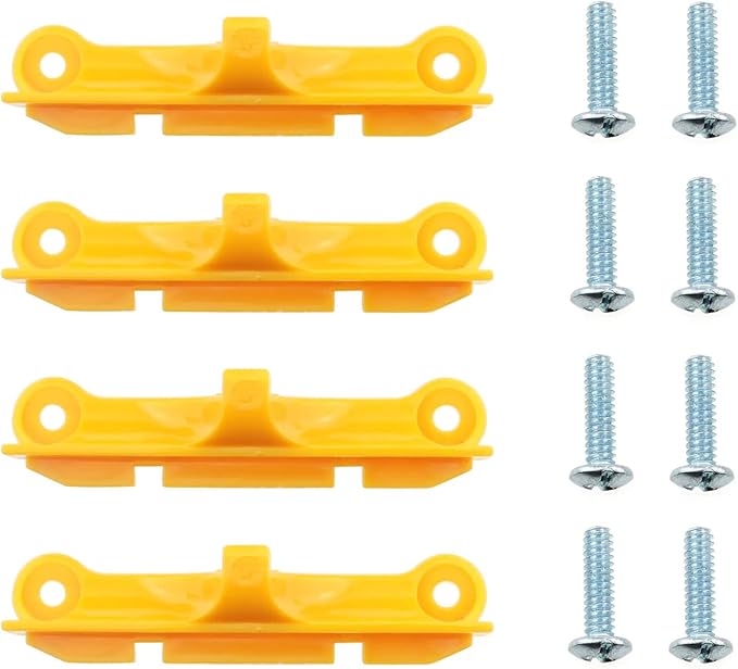 Amazon.com: RLECS CPU Fan Retainer Bracket 4PCS Yellow CPU Fan Support ...
