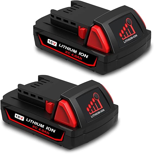 Amazon.com: ATcuji 2 PACK 18V 4.0AH 48-11-1820 Compact Battery Pack for ...