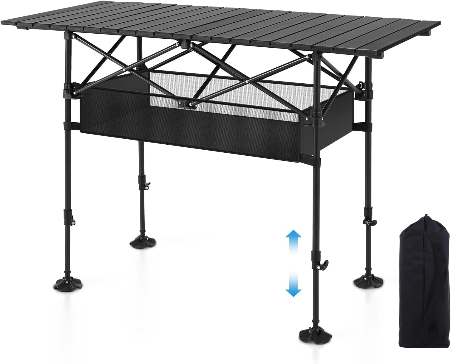 Amazon.com: ALPHA CAMP Camping Table Outdoor Portable Table with ...