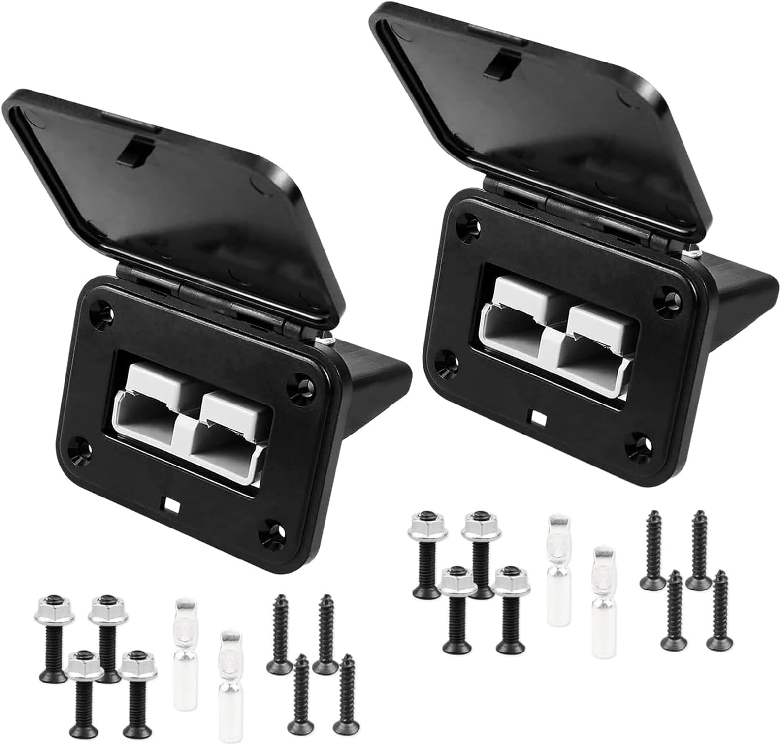 Amazon.com: 2Pcs Plug Mounting Panel, 175A Plug Panel Base with Dust ...