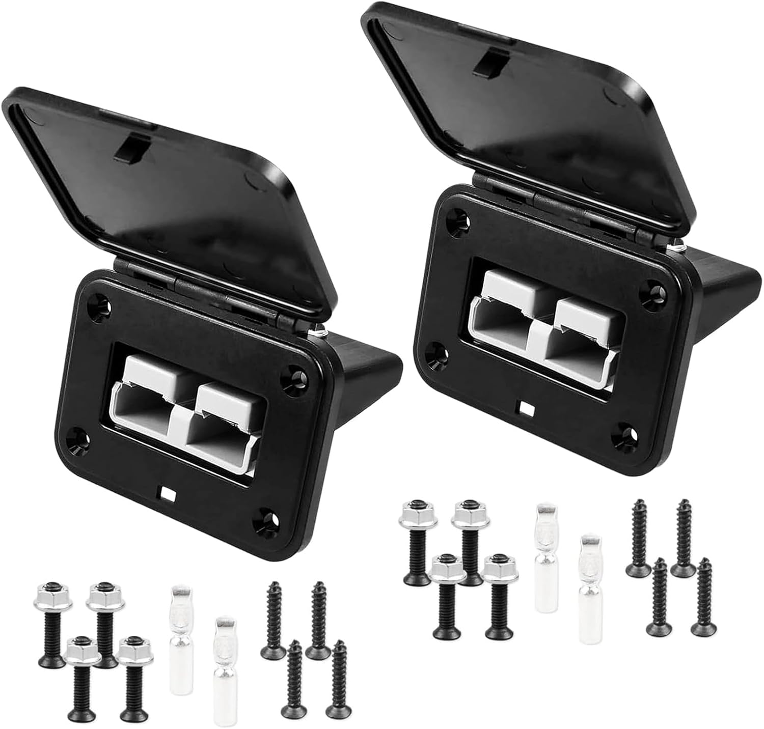 2Pcs Plug Mounting Panel, 175A Mount Bracket Panel Plug, Plug Panel ...