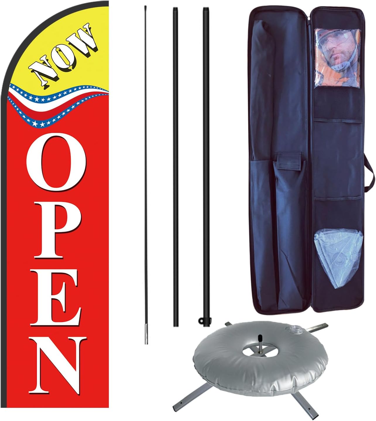 Amazon.com : Anley Foldable Ground Base with Water Bag - Fits Flutter ...