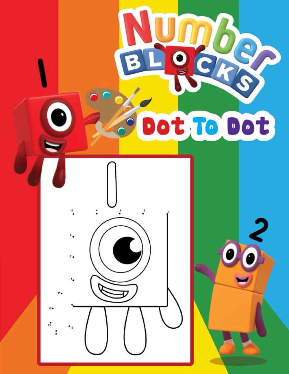 Buy Numberblocks Dot To Dot Book: Numberblocks Dot To Dot Book for kids ...