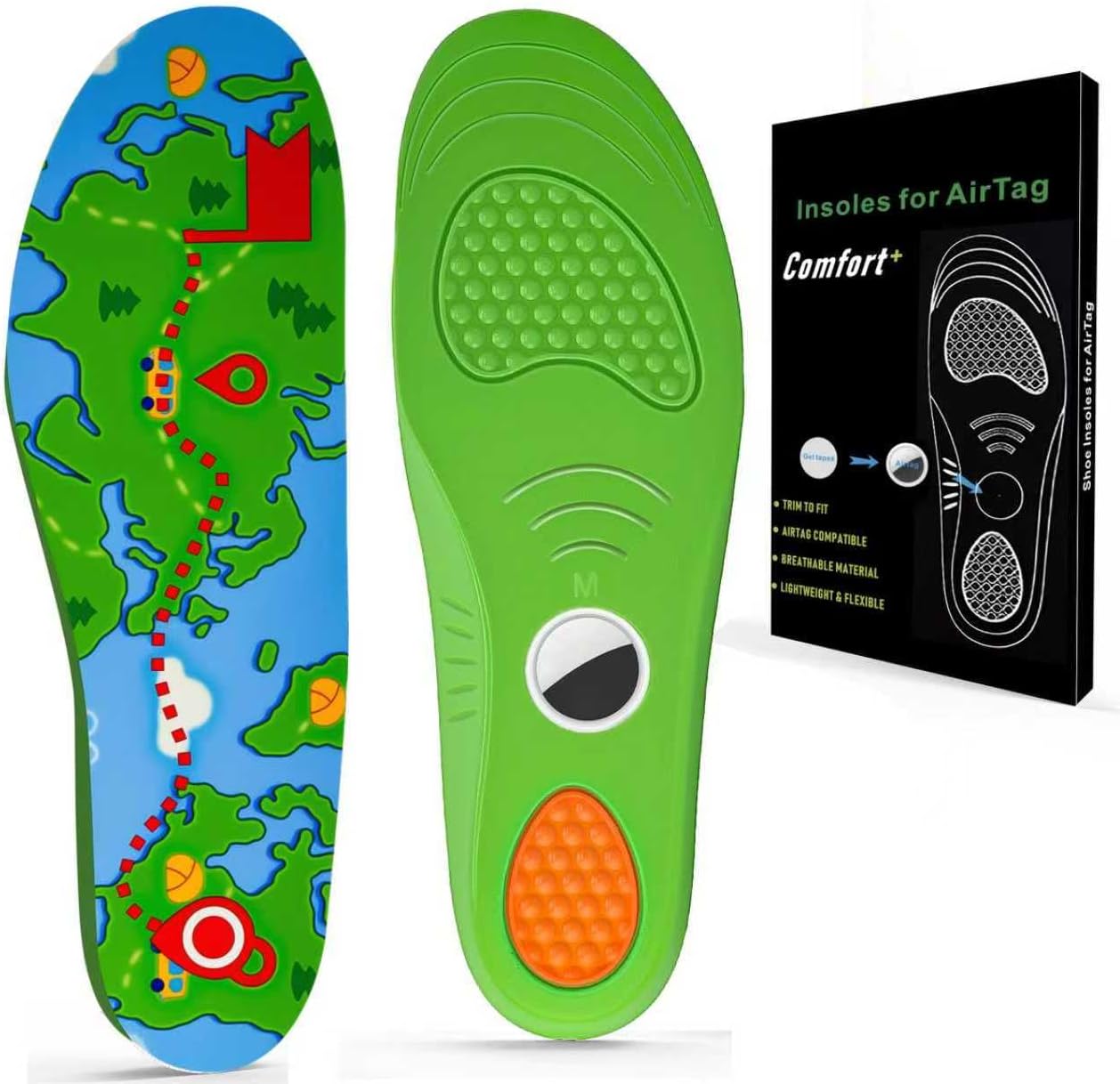 Amazon.com: Insoles for Airtag Hidden Holder, Tracker Devise Case for ...