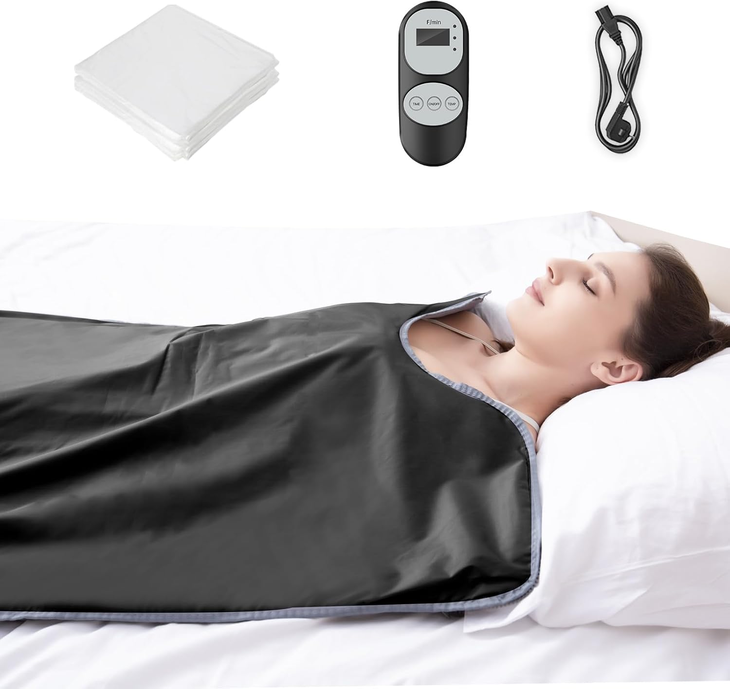Amazon.com : Mooawa Infrared Sauna Blanket for Detoxification Portable ...