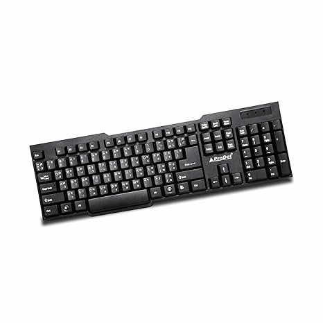 Amazon.in: Buy ProDot Wired Keyboard with Rupees Symbol | Hindi ...