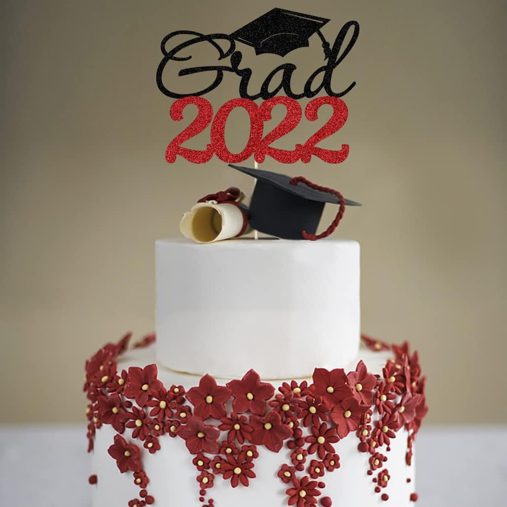 Buy Grad 2022 Cake Topper - 2022 Congrats Graduation, Happy Graduation ...