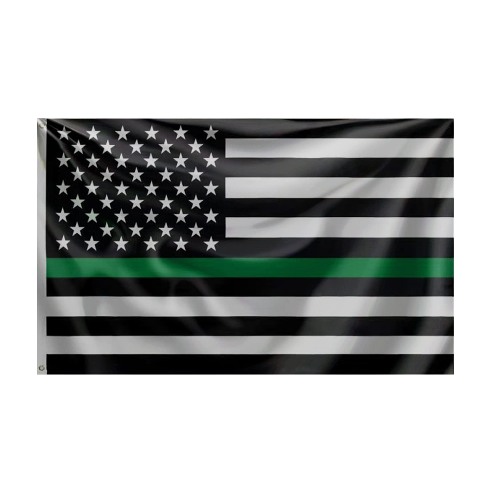 Thin Green Line Flag 3x5 Ft Army Military Sheriffs Flag | Desertcart ...
