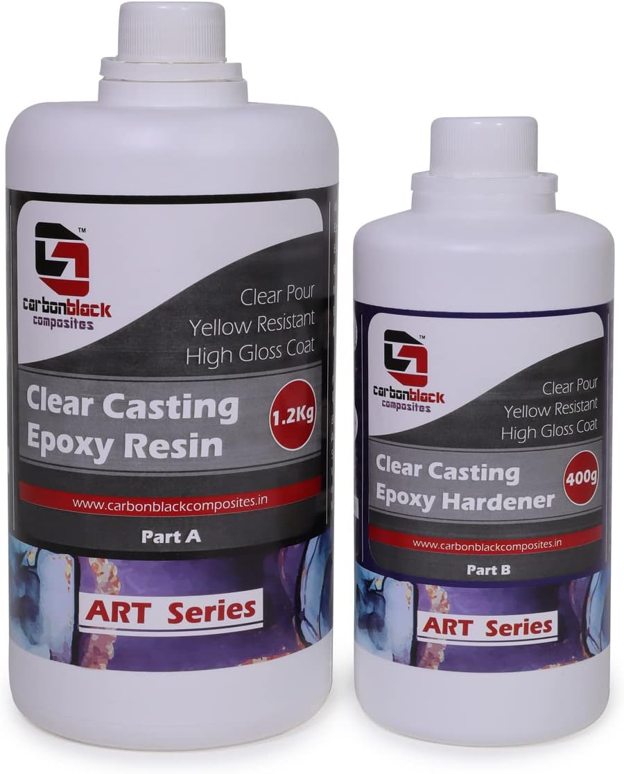Alpha System 103 Crystal Clear Epoxy Resin Kit 1.5 kg : Amazon.in ...