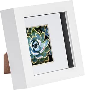 Amazon.com - Nicola Spring 4 x 4 3D Shadow Box Photo Frame - Craft ...