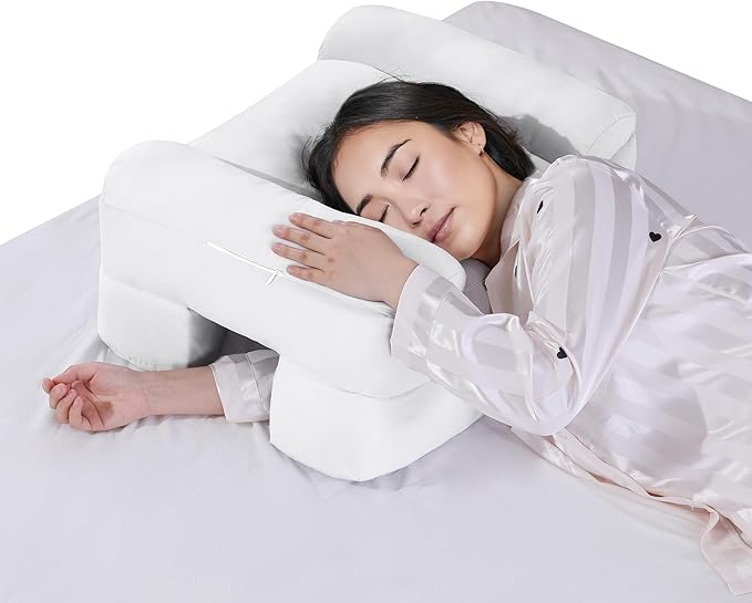 Amazon.com: HOMBYS Foam Side Sleeper Pillow with Arm Hole, Shoulder ...
