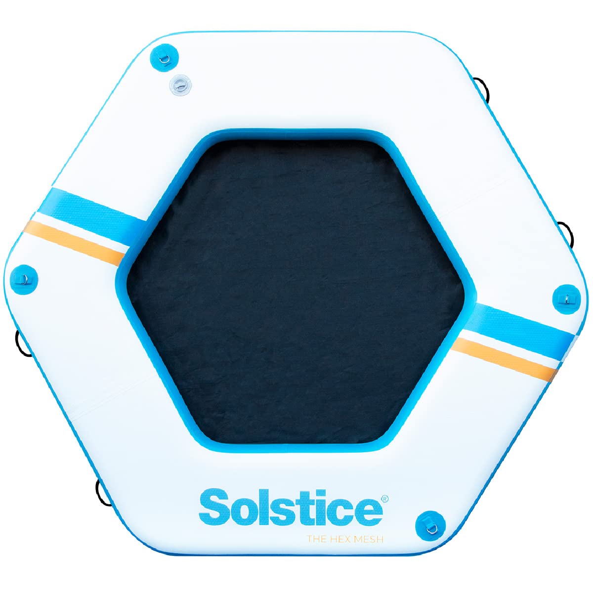 Snapklik.com : SOLSTICE ORIGINAL Floating Inflatable Dock Float W/ Mesh ...