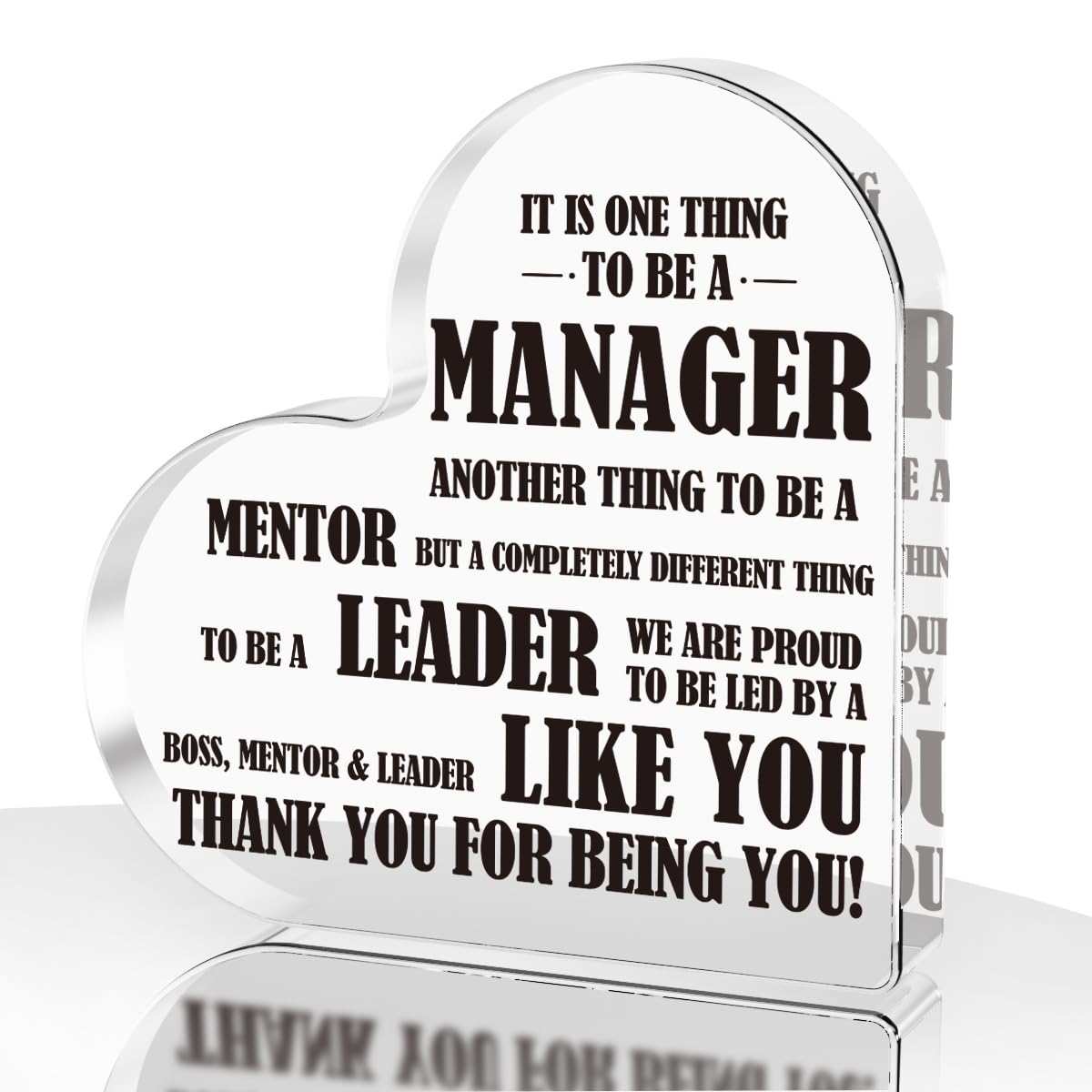Boss Gifts Leader Manager Mentor Gifts Desk Decor Inspirational ...