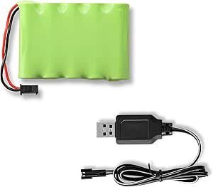 Amazon.com: BEZGAR Spare Parts Accessories 6V, 800mAh Nickel-Cadmium ...