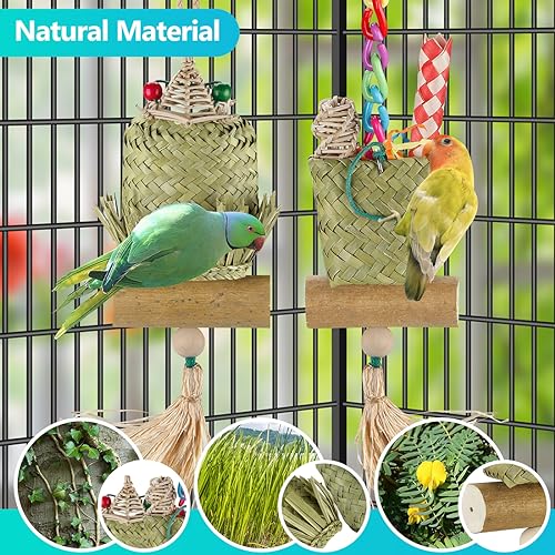 Snapklik.com : Bird Toys,Bird Foraging Bark Sola Stick Natures Bento ...