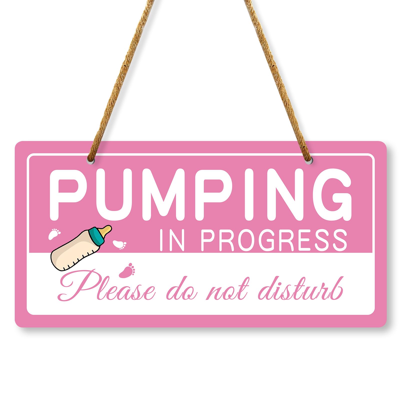 Amazon.com: Breastfeeding Sign for Business Hanger Door Sign Pumping in ...