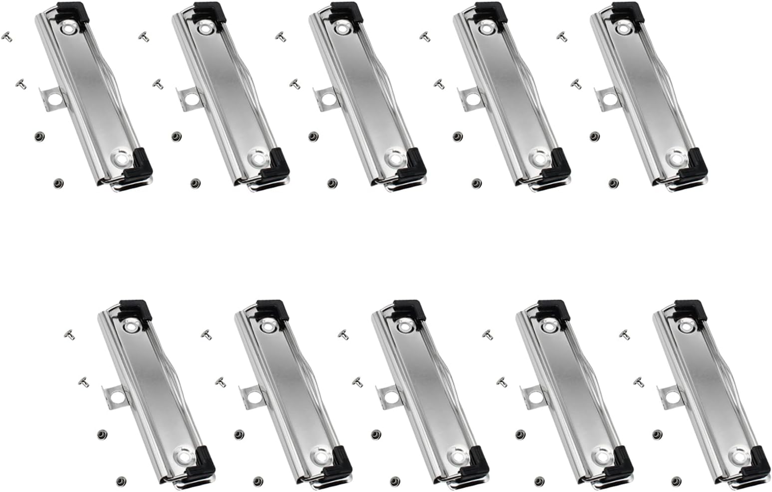 Amazon.com : GWYAN 10 Pcs Metal Clipboard Clips with Rubber and Feet ...