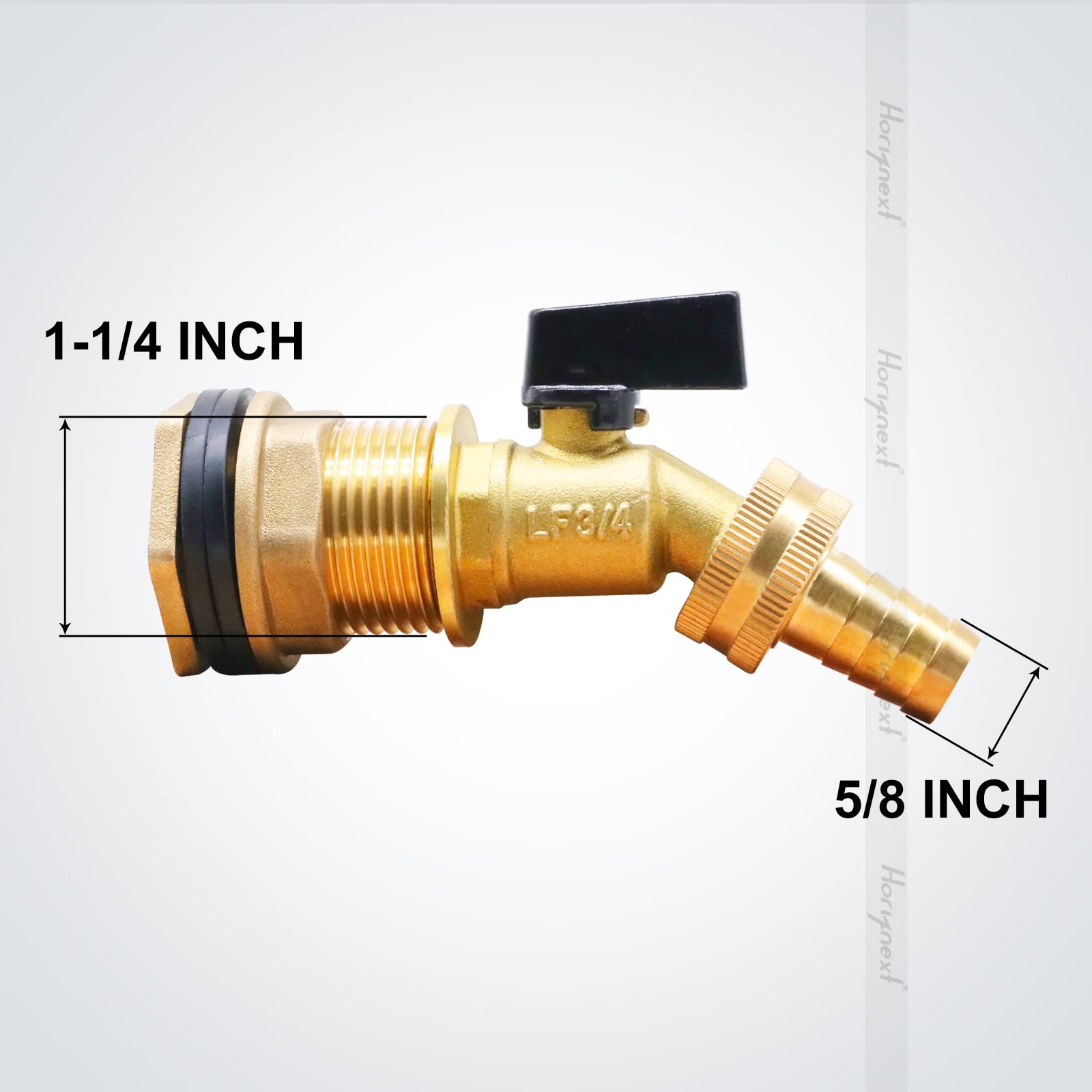 Snapklik.com : Rain Barrel Spigot, Brass 55 Gallon Water Tank Faucet ...