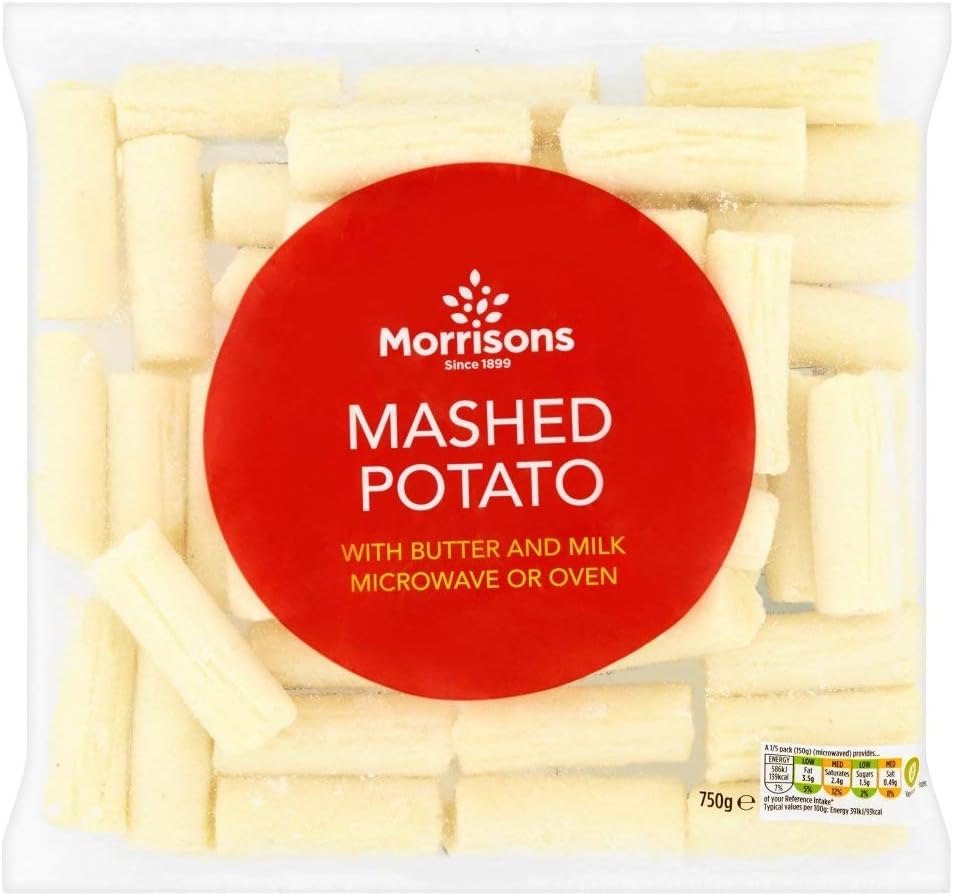 Morrisons Mash Potato 750g (Frozen) (Fixed Retail) : Amazon.co.uk: Grocery