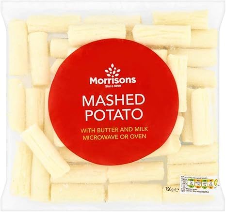 Morrisons Mash Potato 750g (Frozen) (Fixed Retail) : Amazon.co.uk: Grocery