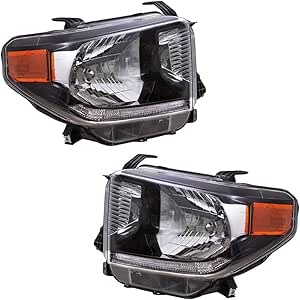 Amazon.com: Brock Headlight for 2018-2020 Tundra 811500C130 Set ...