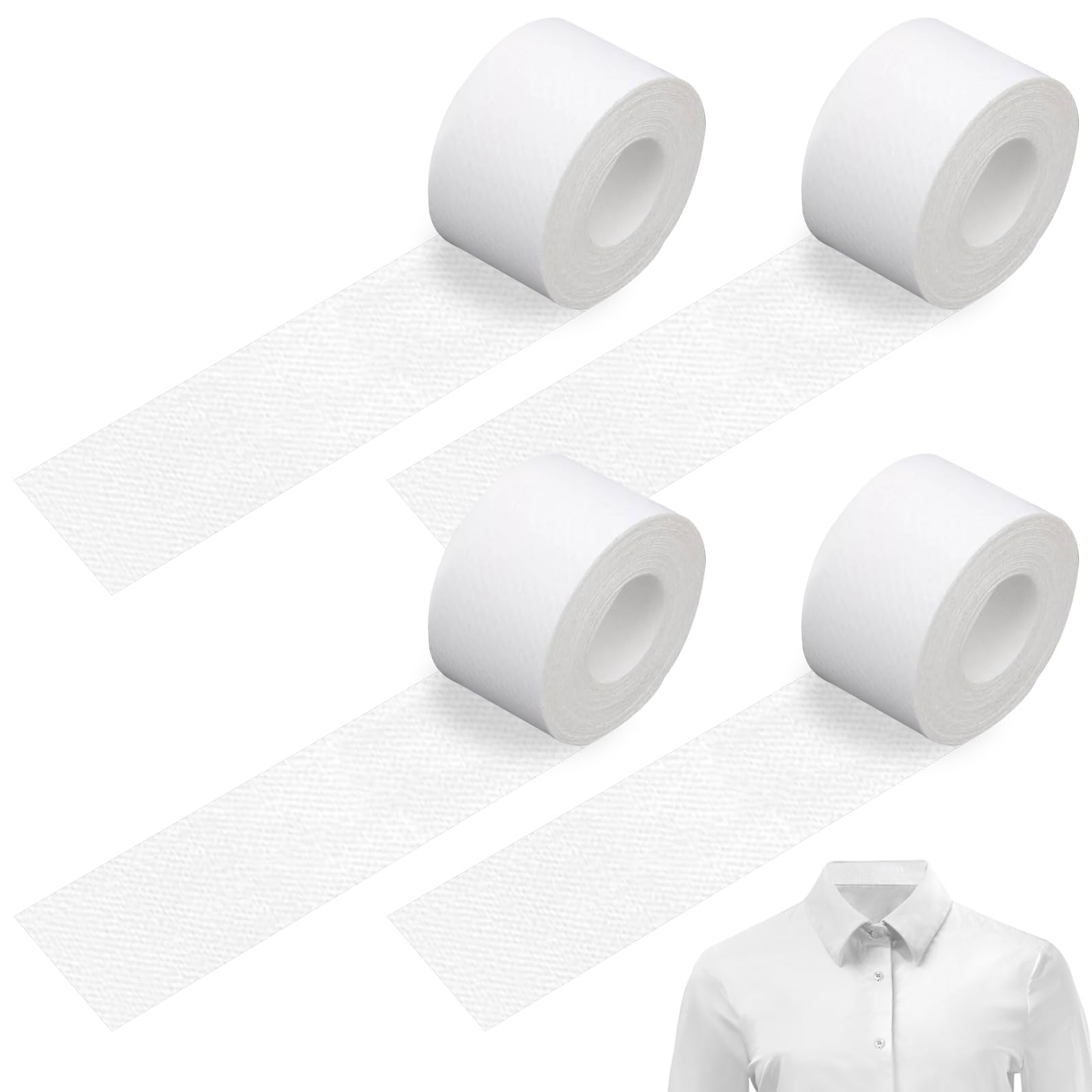 Amazon.com : Self-adhesive Shirt Collar Protector, 2 Rolls Disposable ...