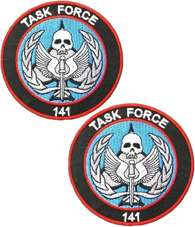 Amazon.com: C-All of D-uty Task Force 141 Logo Patches Hook and Loop ...