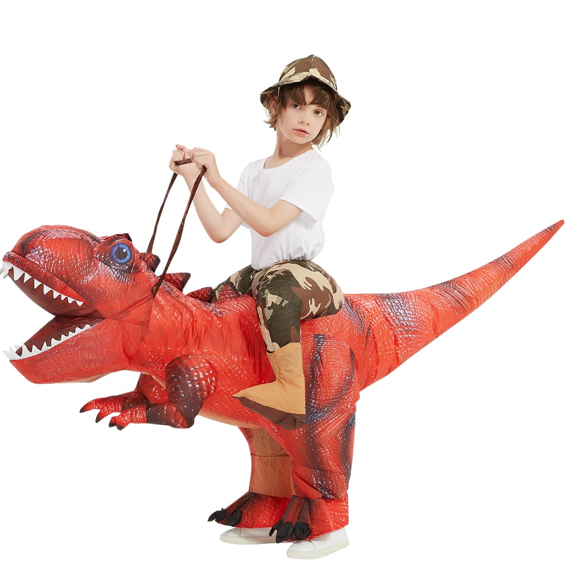 Snapklik.com : Inflatable Dinosaur Costume For Kids Riding T Rex Funny ...