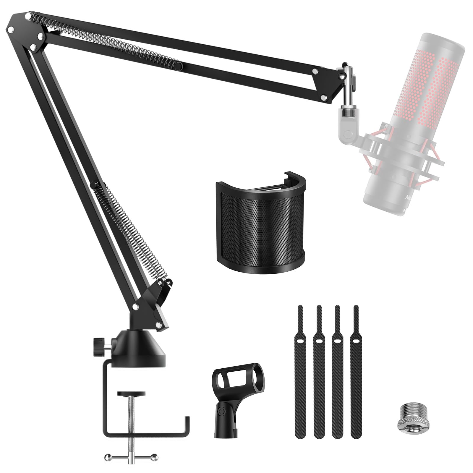 Amazon.com: TONOR Microphone Boom Arm, Adjustable Microfono Stand Mic ...