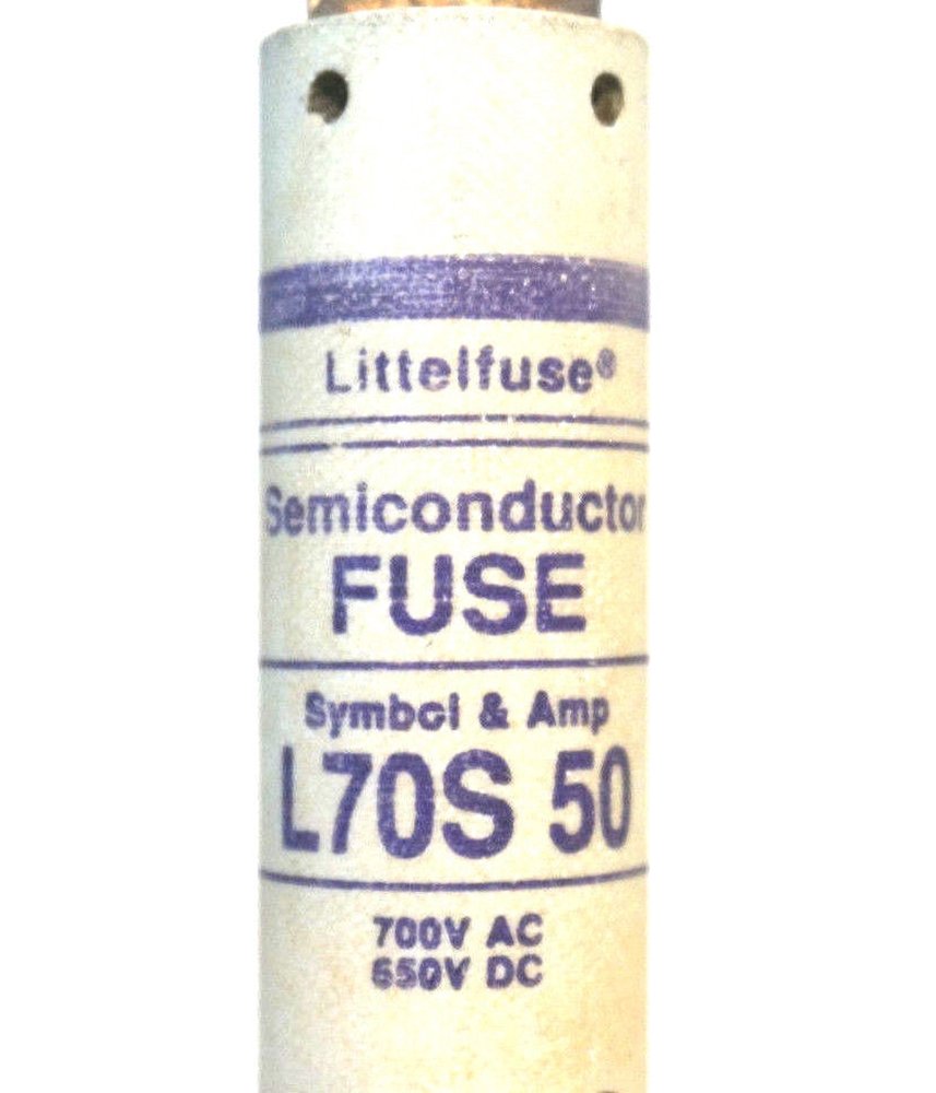 Amazon.com: Littelfuse L70S-50 L70S050, 50Amp 700V Cartridge Fuse ...