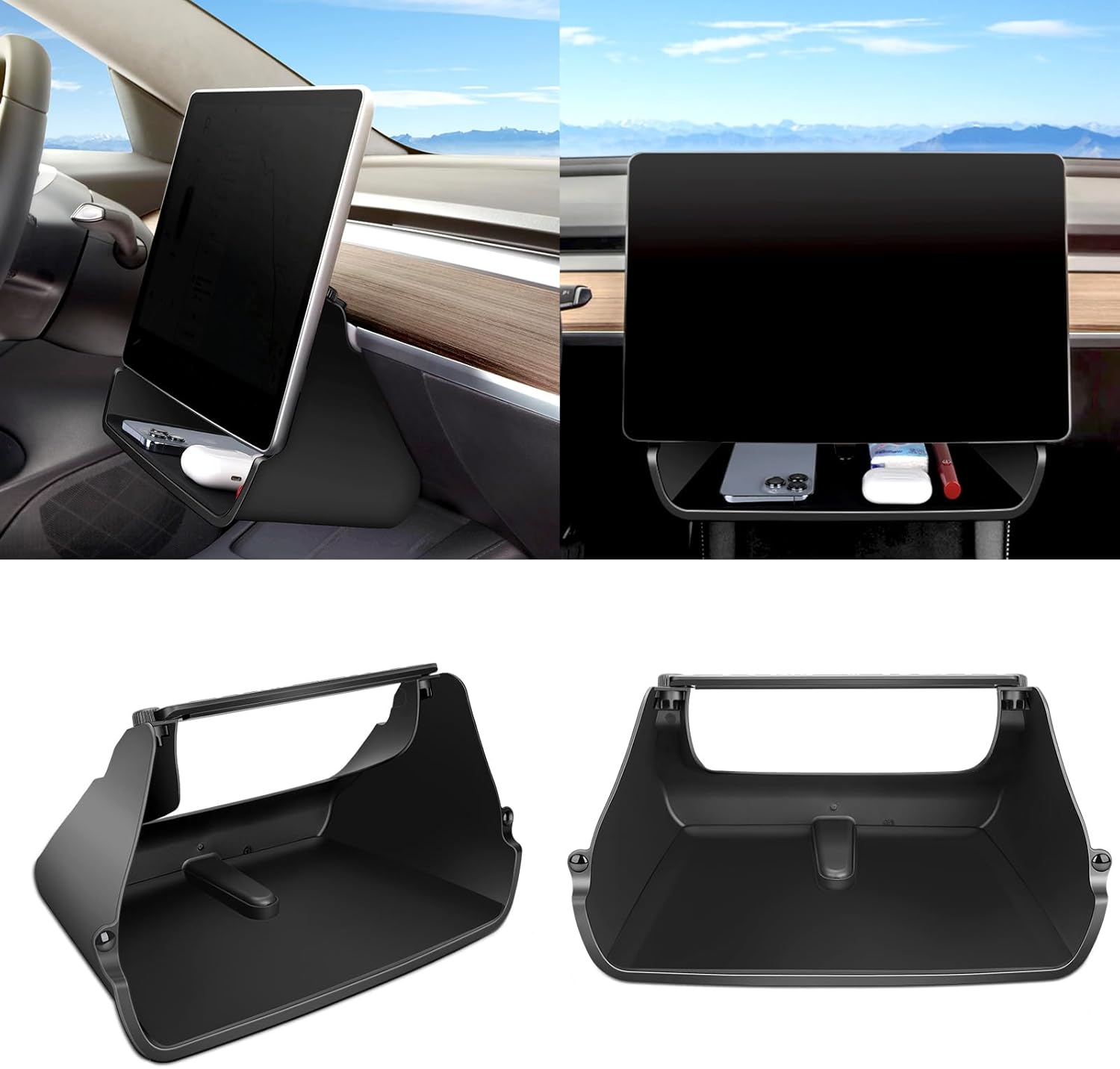 Amazon.com: XINTUO Tesla Model 3 Model Y Center Console Organizer Tray ...