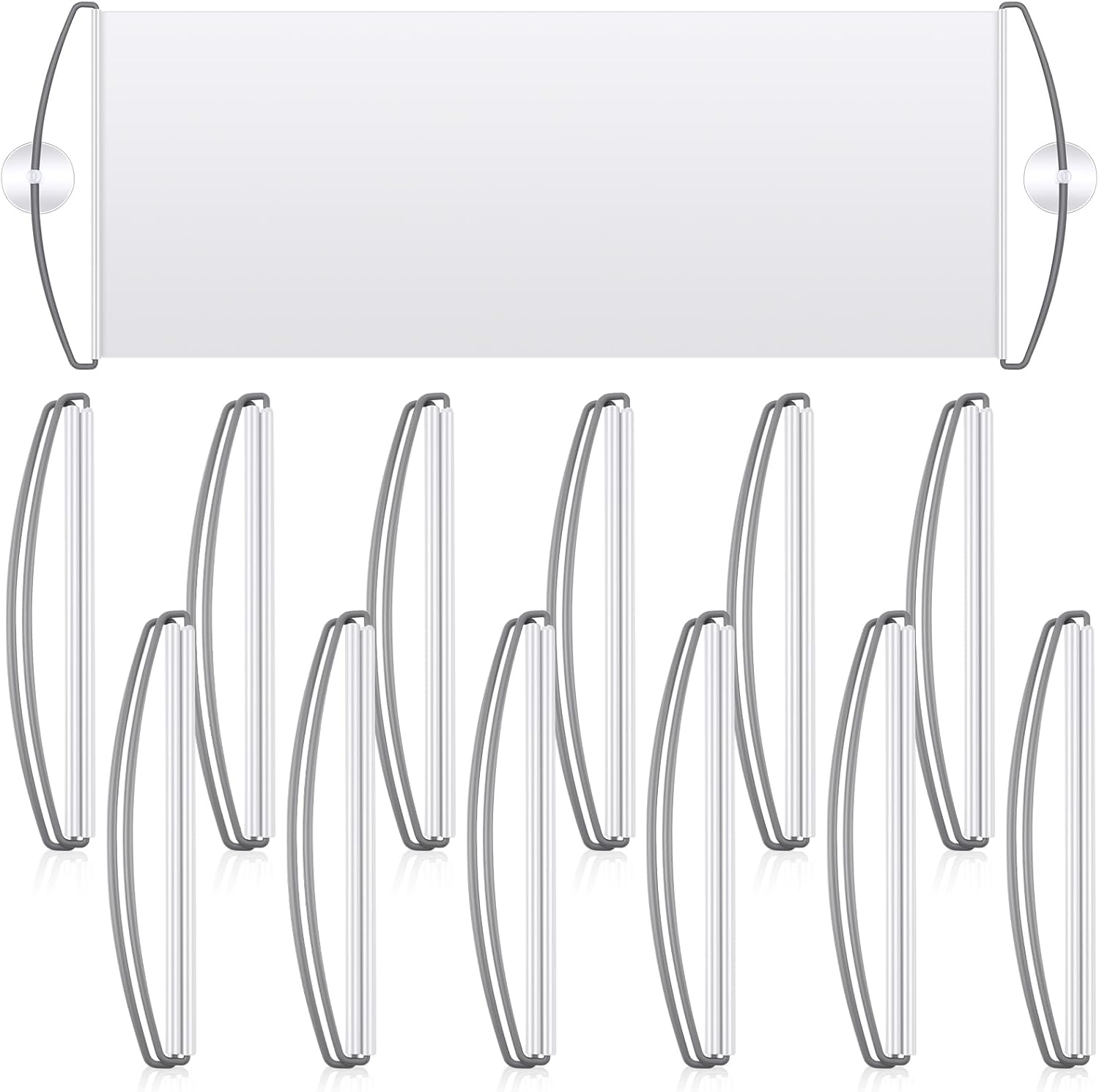 Amazon.com: 12 Pcs DIY Blank Vinyl Banner Kit, Handheld Retractable ...