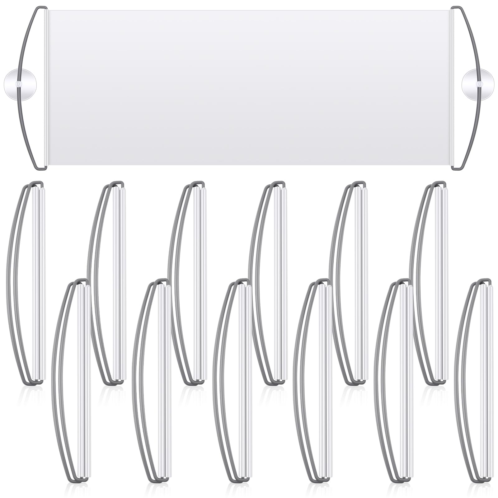 Amazon.com: 12 Pcs DIY Blank Vinyl Banner Kit, Handheld Retractable ...