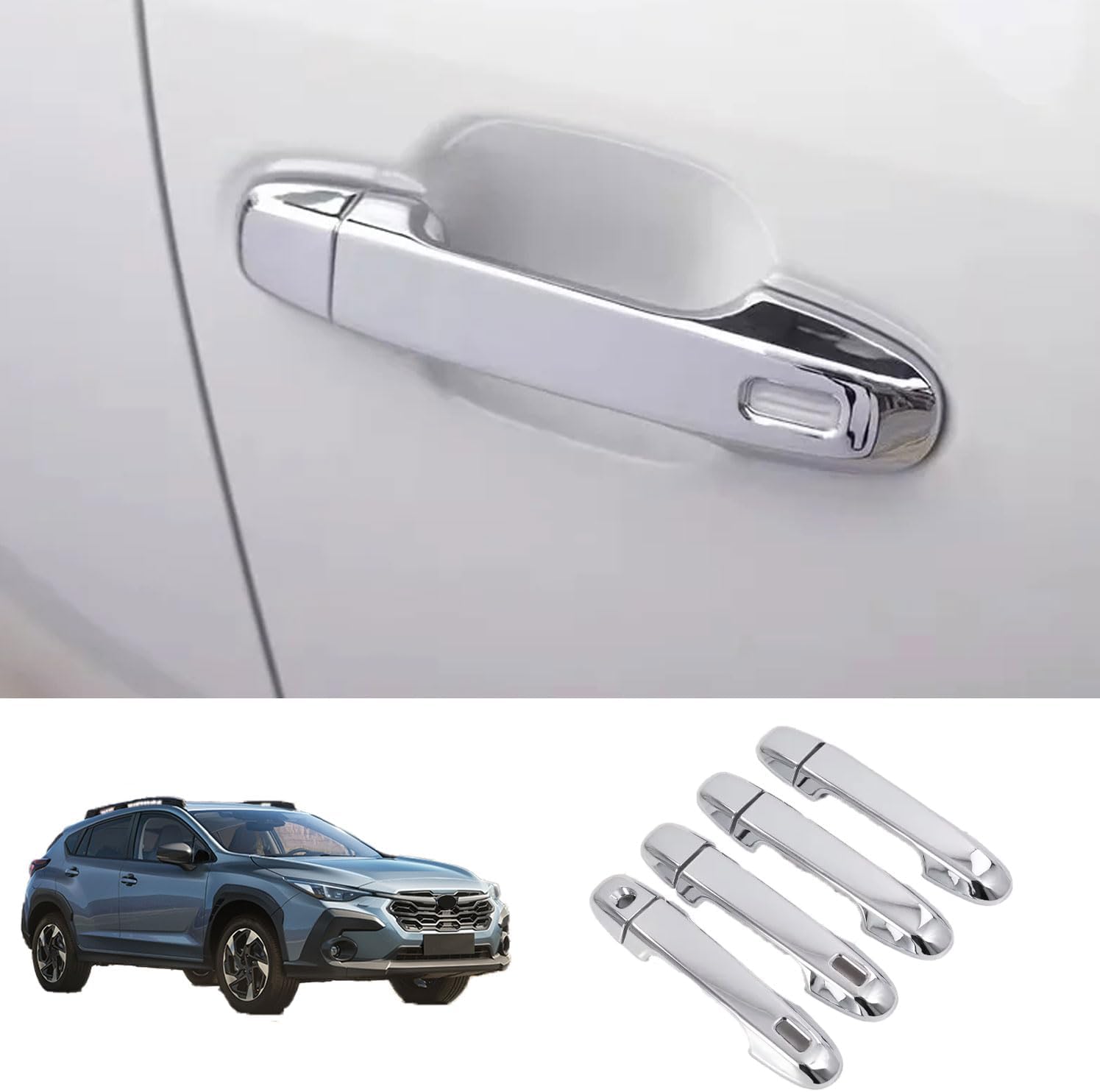 Amazon.com: GZZHANMU Car Accessories Side Door Handle Cover Exterior ...
