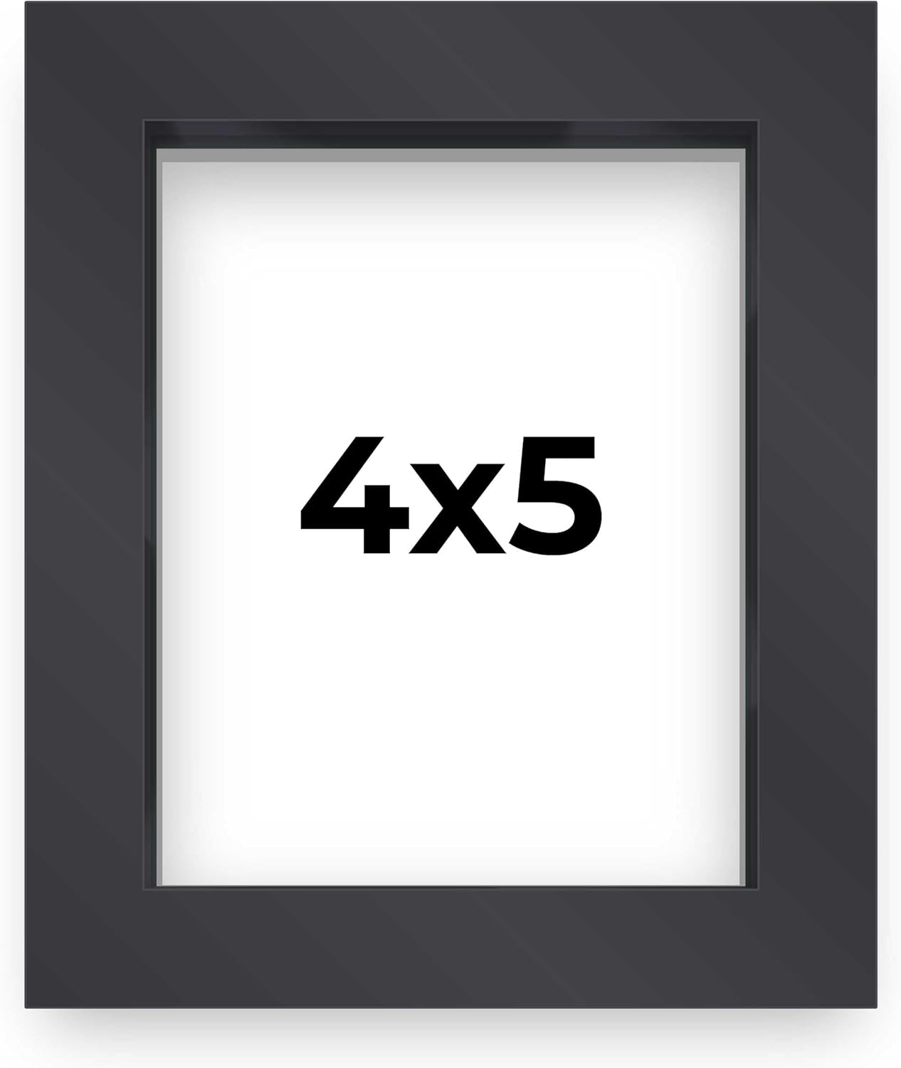 Amazon.com - 4x5 Inch Shadow Box Frame Contemporary Black Finish | 3/4 ...
