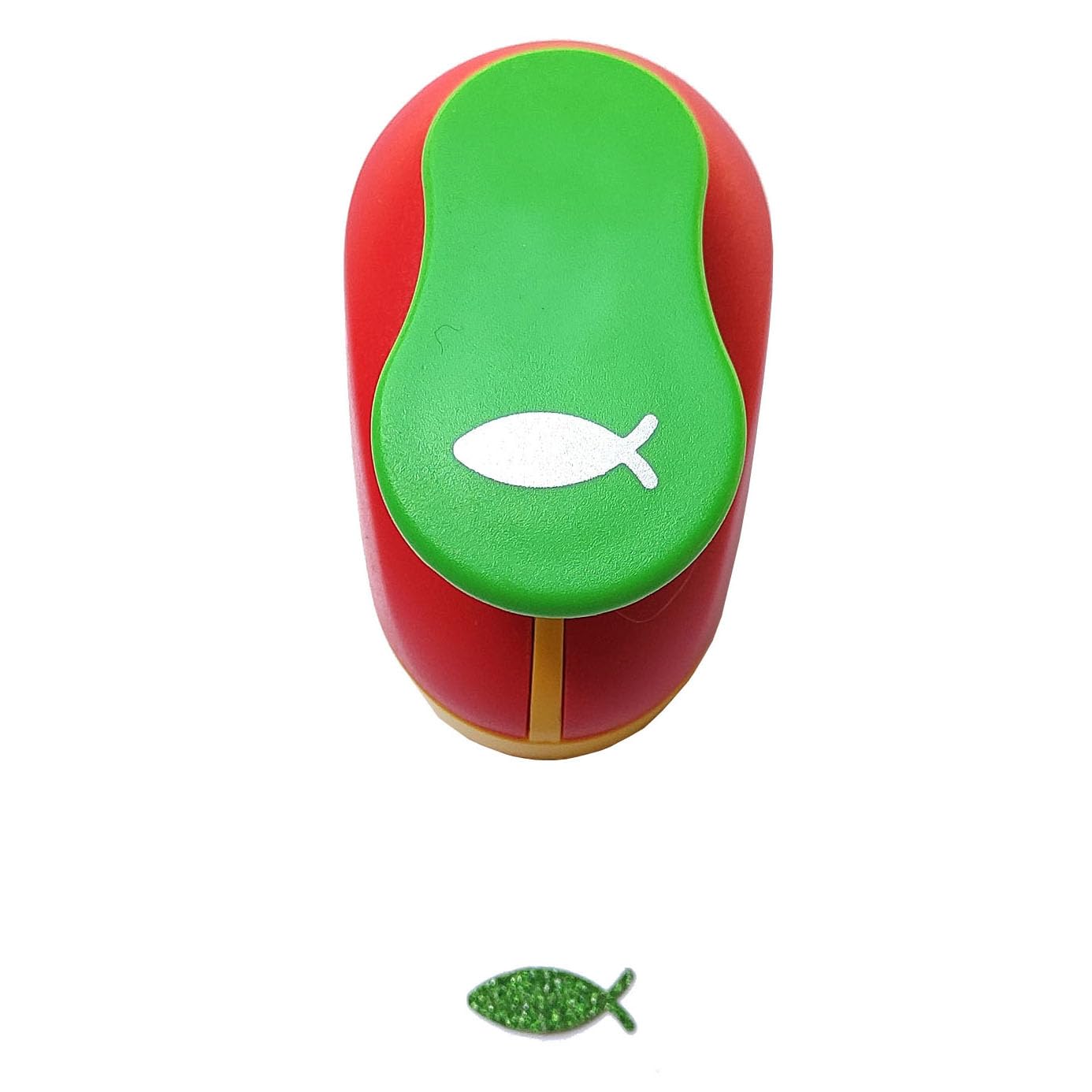 Craft Paper Punch Bira Craft Fish Symbol Punch - 1 Inch Lever Action ...