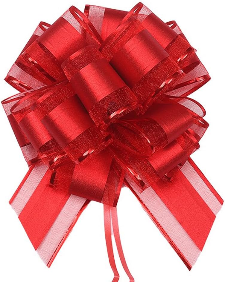 Amazon.com: 6 Pcs Large Gift Bow,Pull Bows for Gift Wrapping,6 inches ...