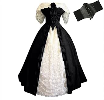 Renaissance Dress with Corset Off The Shoulder Medieval Wedding Dress ...