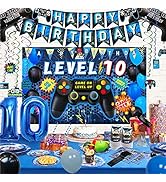 Amazon.com: Vlipoeasn 90PCS 9th Birthday Video Game Party Decorations ...