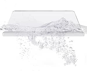 Amazon | キッチンカッティングボード,まな板アクリル キッチンまな板 - 軽量で壊れないまな板、キッチン用リップ付き装飾透明キッチン ...