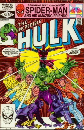 Amazon.com: The Incredible Hulk #266 Devolution!: Marvel: Books